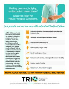 Pelvic Floor Flyer 85x11 - Pelvic Organ Prolapse - Trio Rehabilitation ...